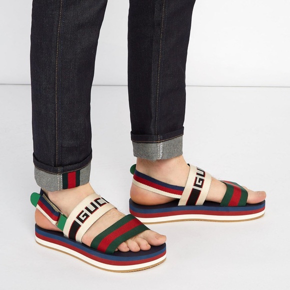 Gucci | Shoes | Gucci Bedlam Slingback Flatform Sandals | Poshmark